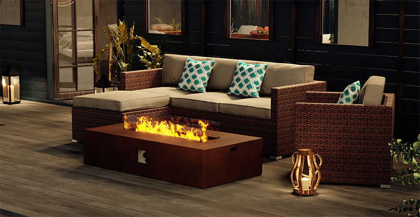 Outdoor Heating Options: Are Propane Fire Tables Safe? – COSIEST
